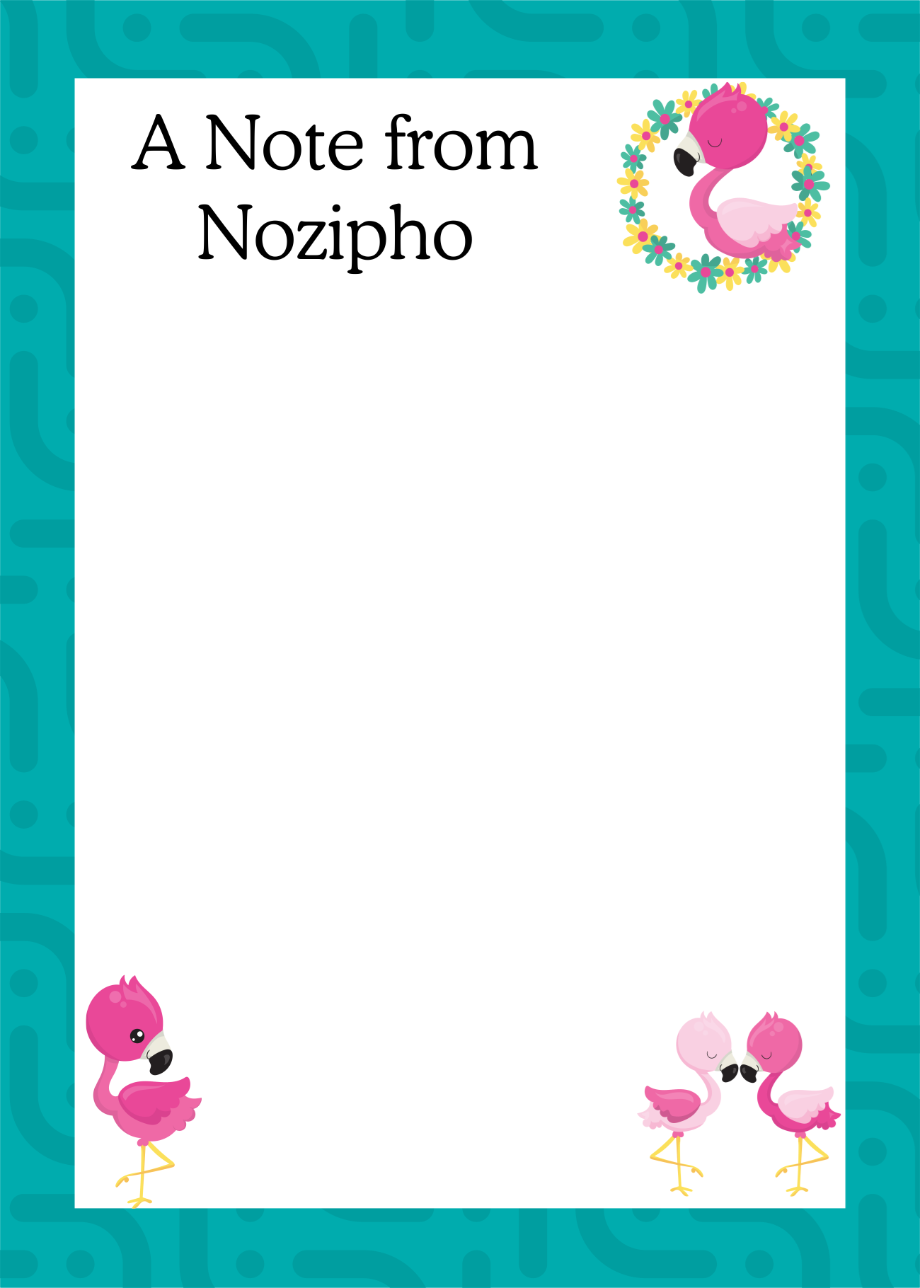 4 x A6 Notepads, 100 pages each (400 pages in total), Personalised with ...